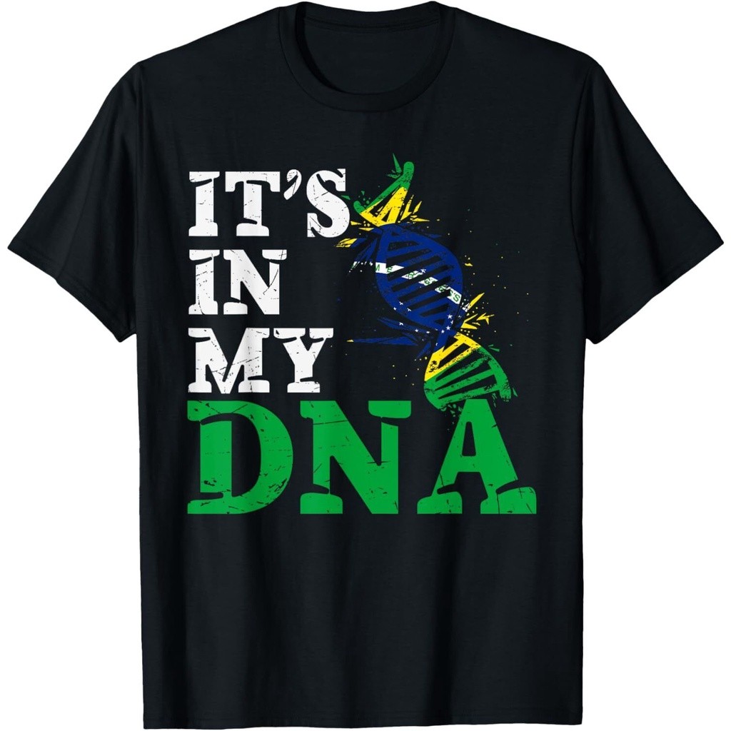 2025 Brazil Its In My Dna Brazilian Flag Brasileiro T-Shirt | Shopee ...