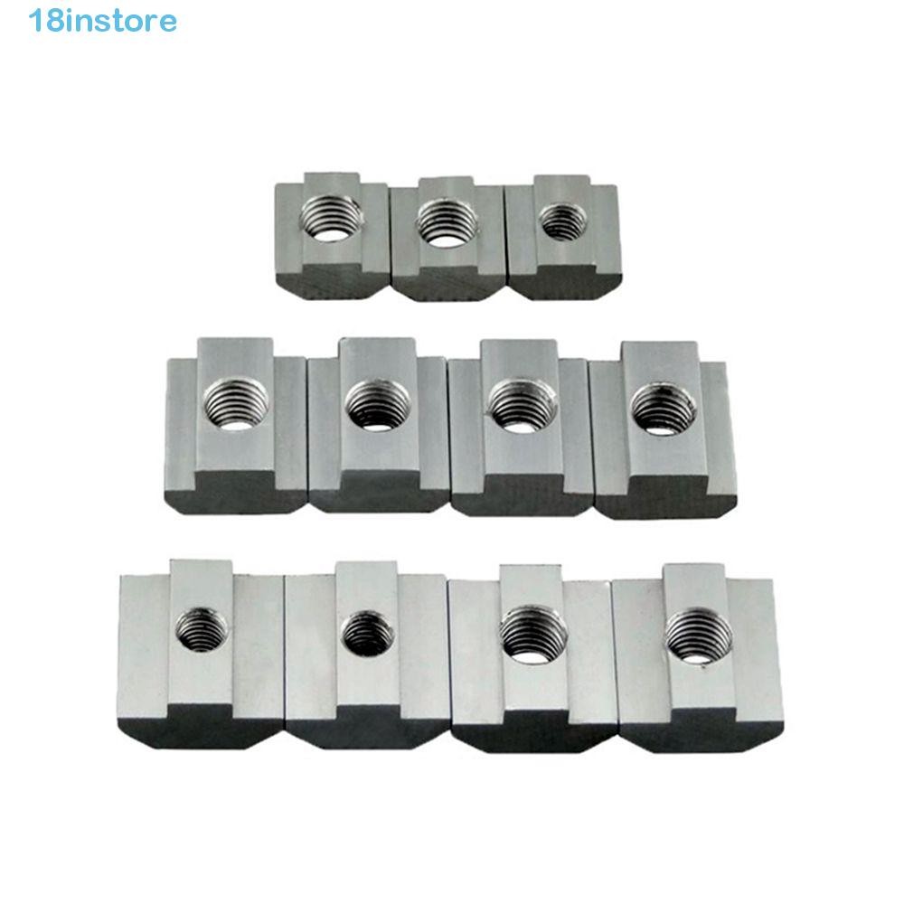 INSTORE Nuts T-Track Sliding T Block Square Aluminum Profile T Slot Nut ...
