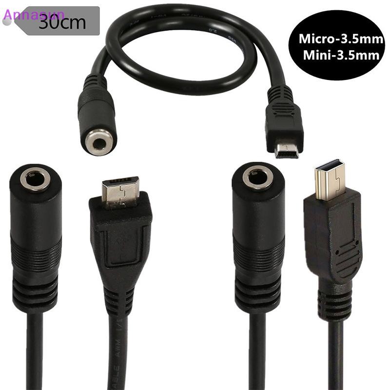 Annasun Micro USB to 3.5mm Jack Headphone Earphone Cable Adapter Socket ...