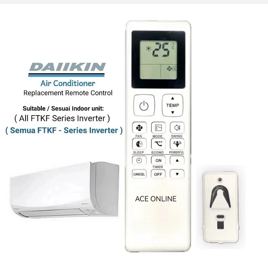 Daikin Inverter / Air Conditioner Remote Contro For All [FTKF-Series ...