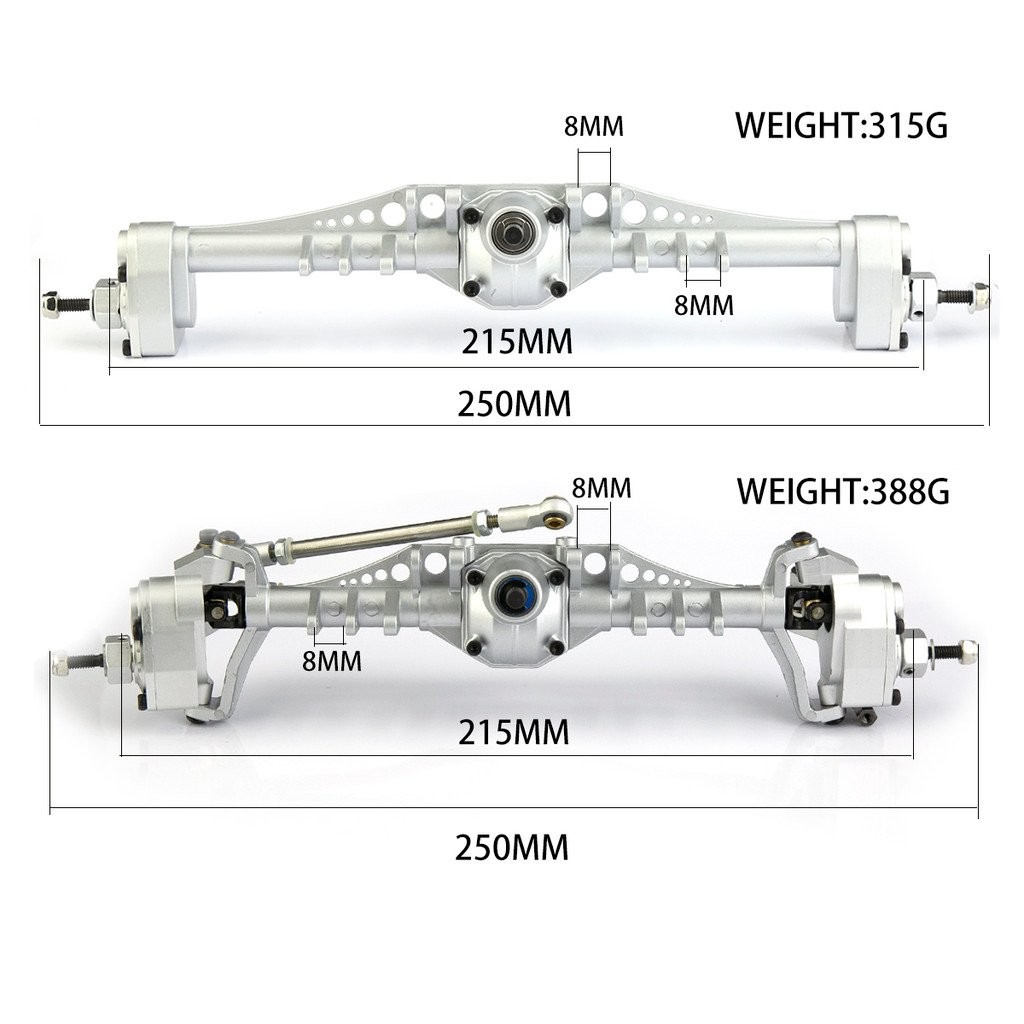 RC Model Climbing Car Axial Capra 1.9 UTB Goat Bridge Pipe Frame ...