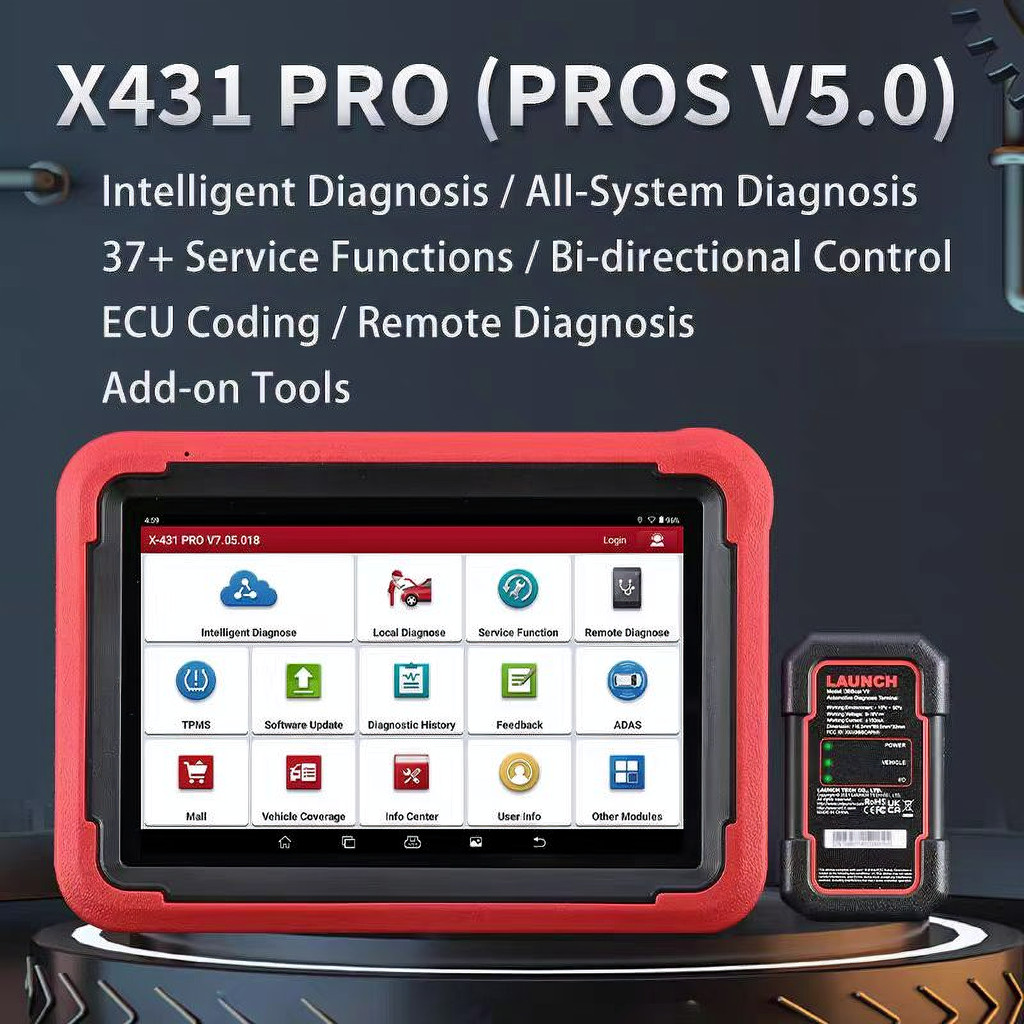 LAUNCH X431V Car Detector Car Fault Diagnostic Detector Decoder Foreign ...