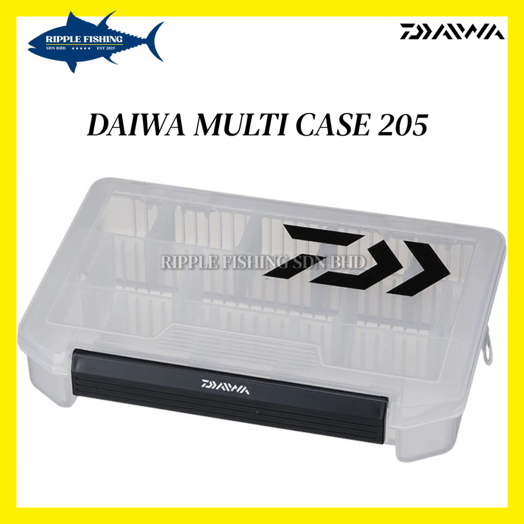DAIWA MULTI CASE 205 ND / MD / MJ - Fishing Tackle Box Kotak Umpan ...