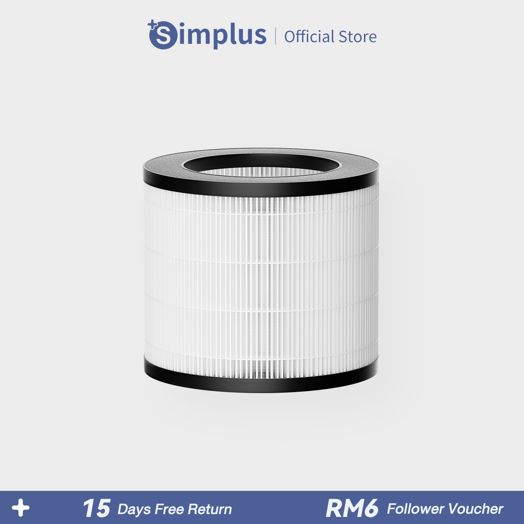 Simplus Air Purifier Filter HEPA H11 Remove Micron-Size Pollutants ...
