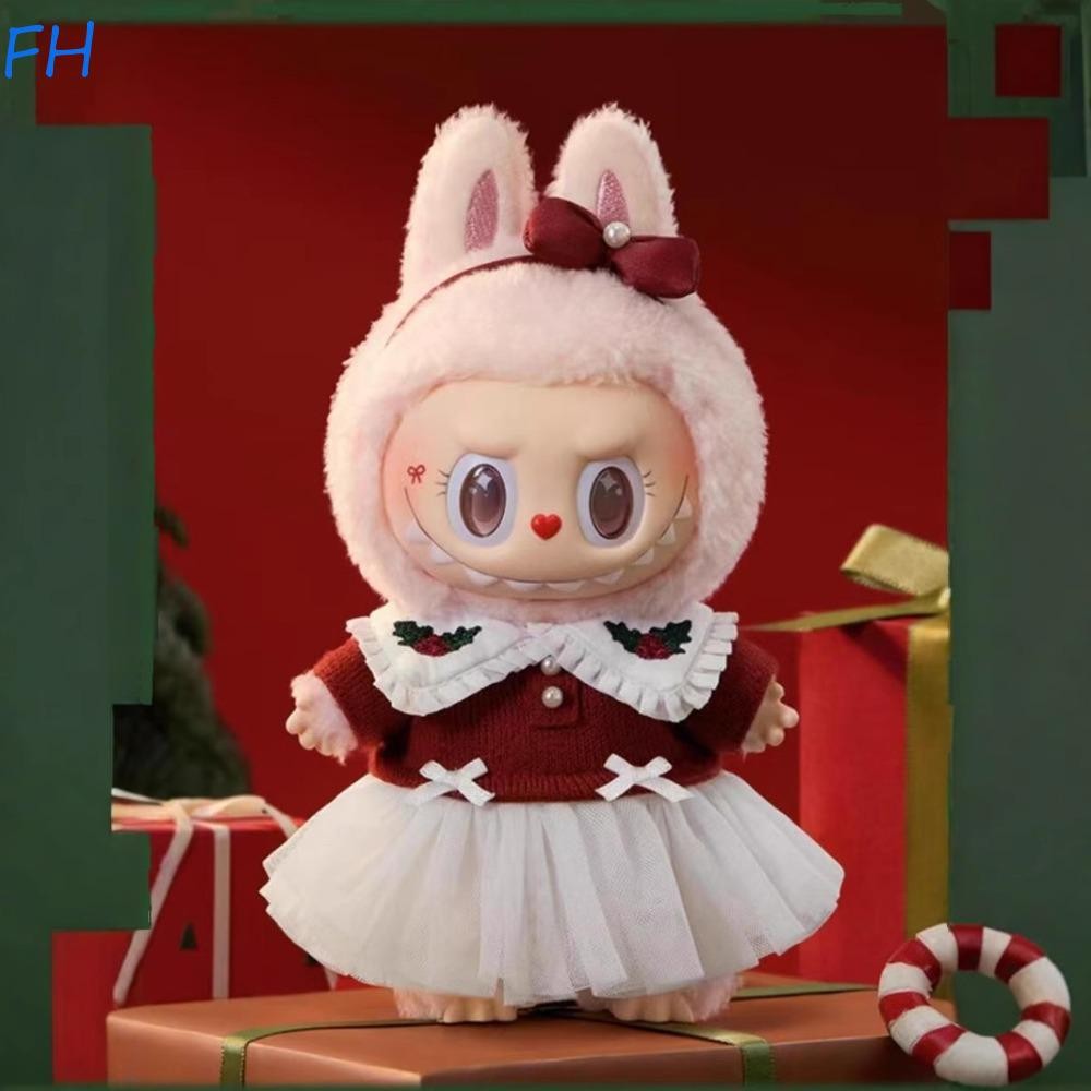 FENGHA Labubu Mokoko Plush Doll, Cartoon Pop Mart Keychain Bag Hanging ...
