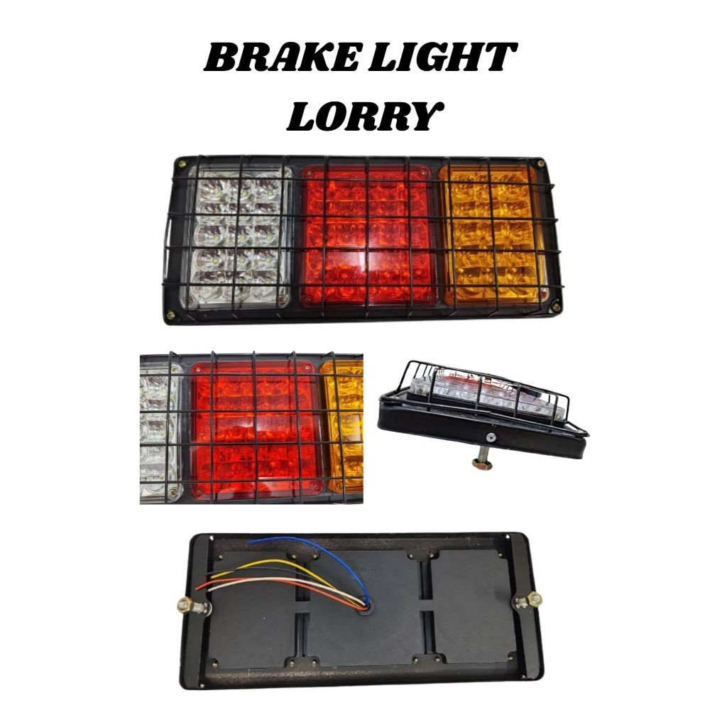 24V 55 LED - 032 Universal Truck/Lorry Isuzu NHR NPR Hicom Brake Light ...