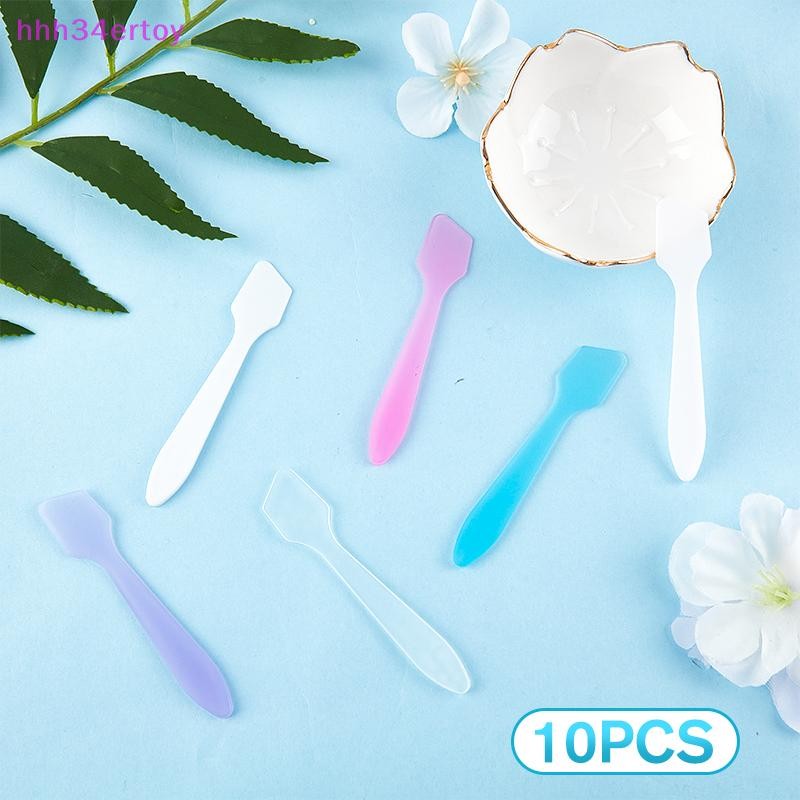 hhh34ertoy> 10 Pcs Mini Cosmetic Spatulas Scoop Face Cream Makeup Mask ...