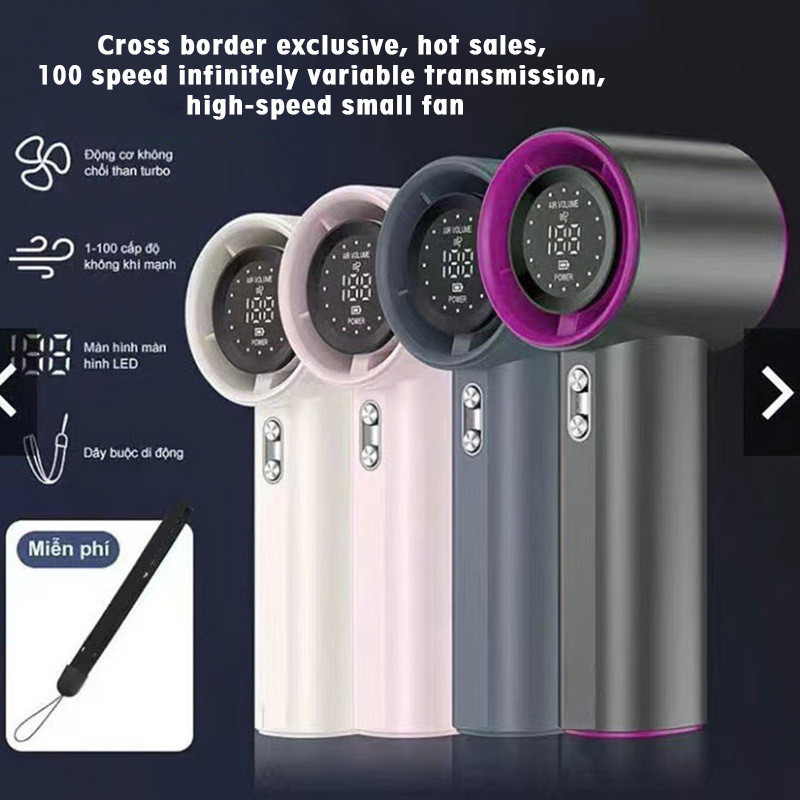 High-Speed Handheld Fan usb Mini Portable Charging Turbo Portable Small ...