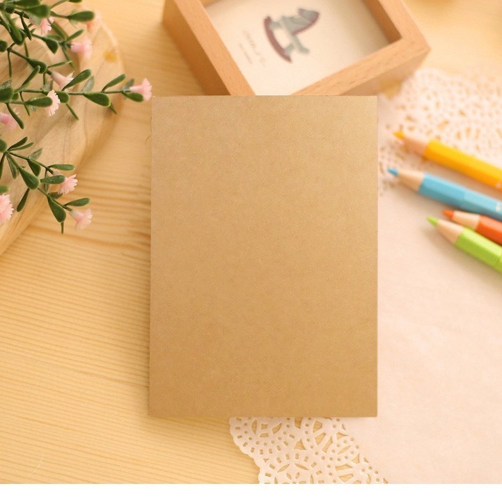 Student Stationery Notebook Kraft Paper Soft Copy Car Line Book ...