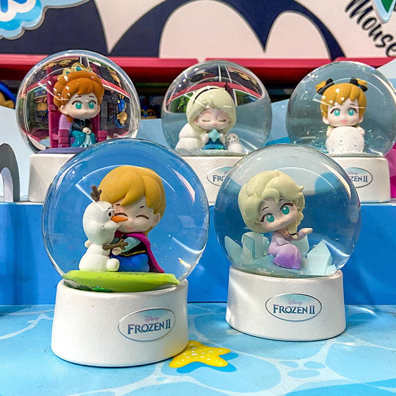 52toys Disney Princess Frozen Crystal Ball Elsa Snow Treasure Anna ...