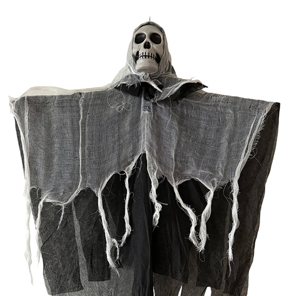 CHA Halloween Hanging Ghost with Lights Hanging Skeleton Ghost Grim ...