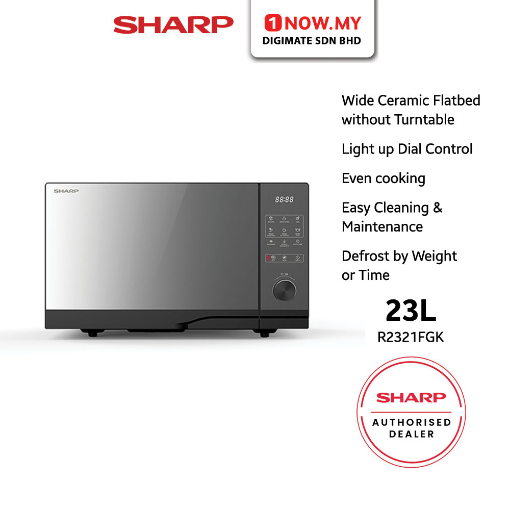 SHARP 23L Microwave Oven R2321FGK | Jog Dial 4 Stars Efficient Ketuhar Gelombang Mikro 微波炉 ...