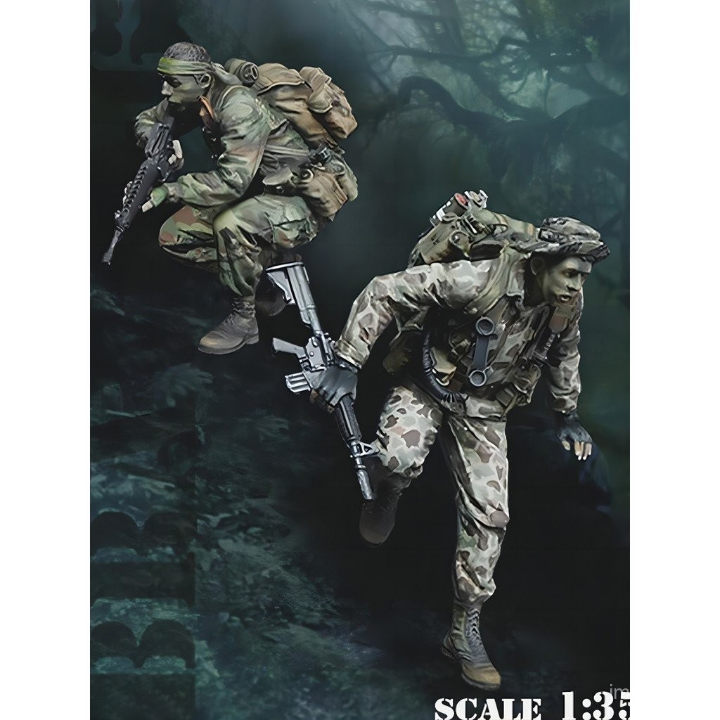 1/35 Model Resin Askar Perang Dunia II Dalam Stok Patung Askar Tema ...