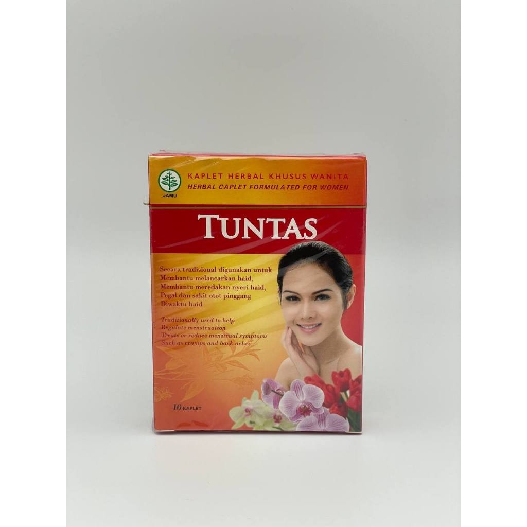 TUNTAS KAPLET HERBAL KHAS WANITA LANCARKAN HAID (1 KOTAK ISI 10 KAPLET ...
