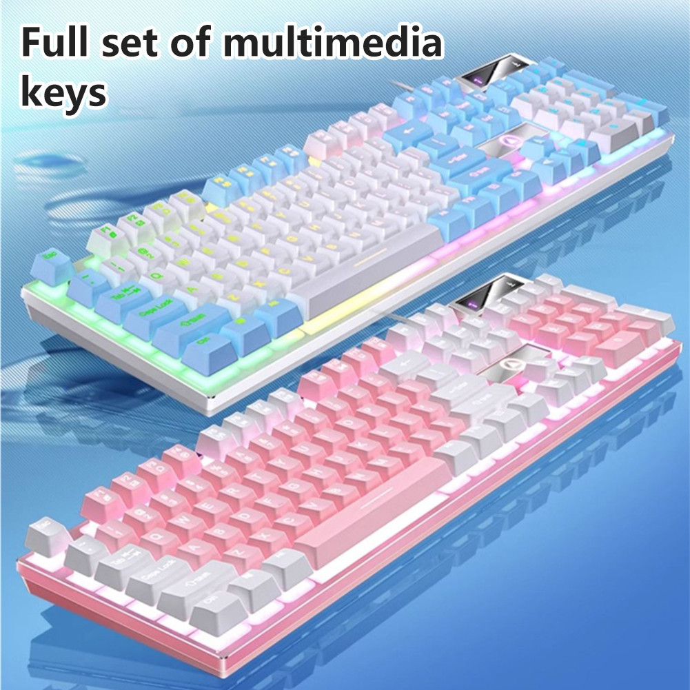 K500 RGB Backlit Mechanical Gaming Keyboard Wired Keyboard Luminous ...
