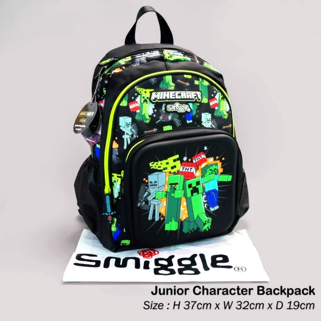 New Smiggle Minecraft Junior Character Backpack Australian original ...