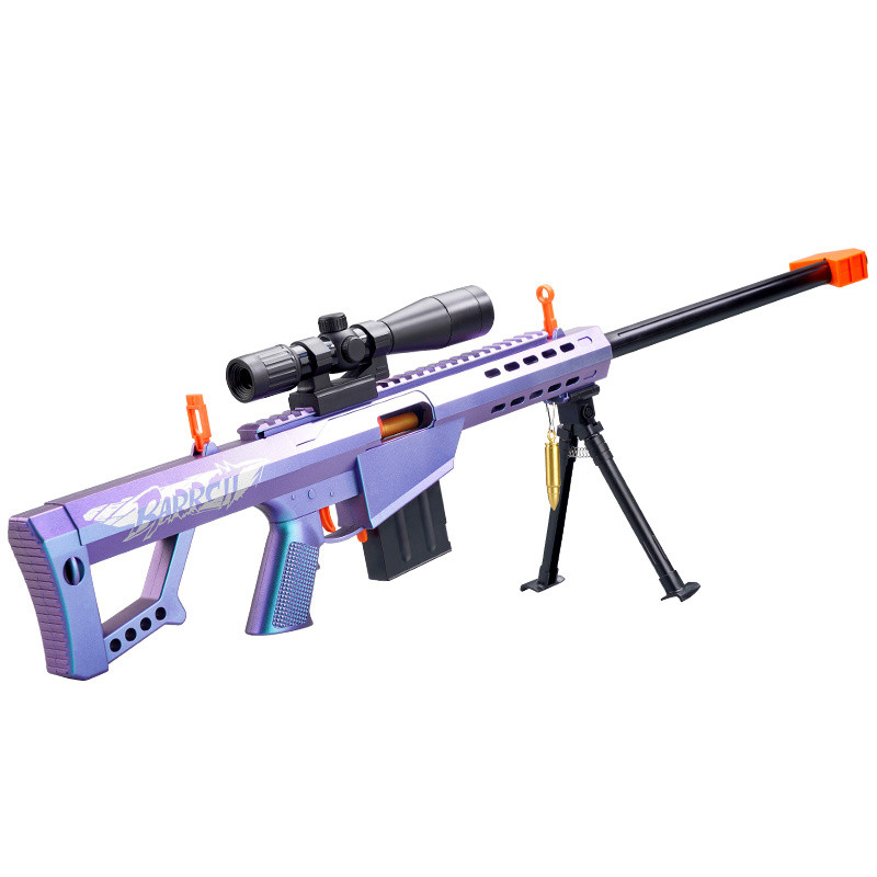 Barrett Throwing Shell Soft Bullet Gun 98k Sniper Gun Simulation awm Chameleon Children's Toy ...