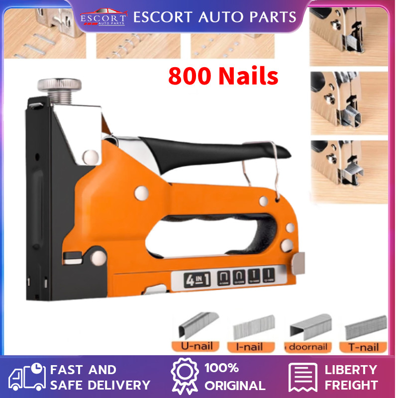 【COD】Tools 4 In 1 Nail Gun Portable Industrial Staple Gun Heavy Duty ...