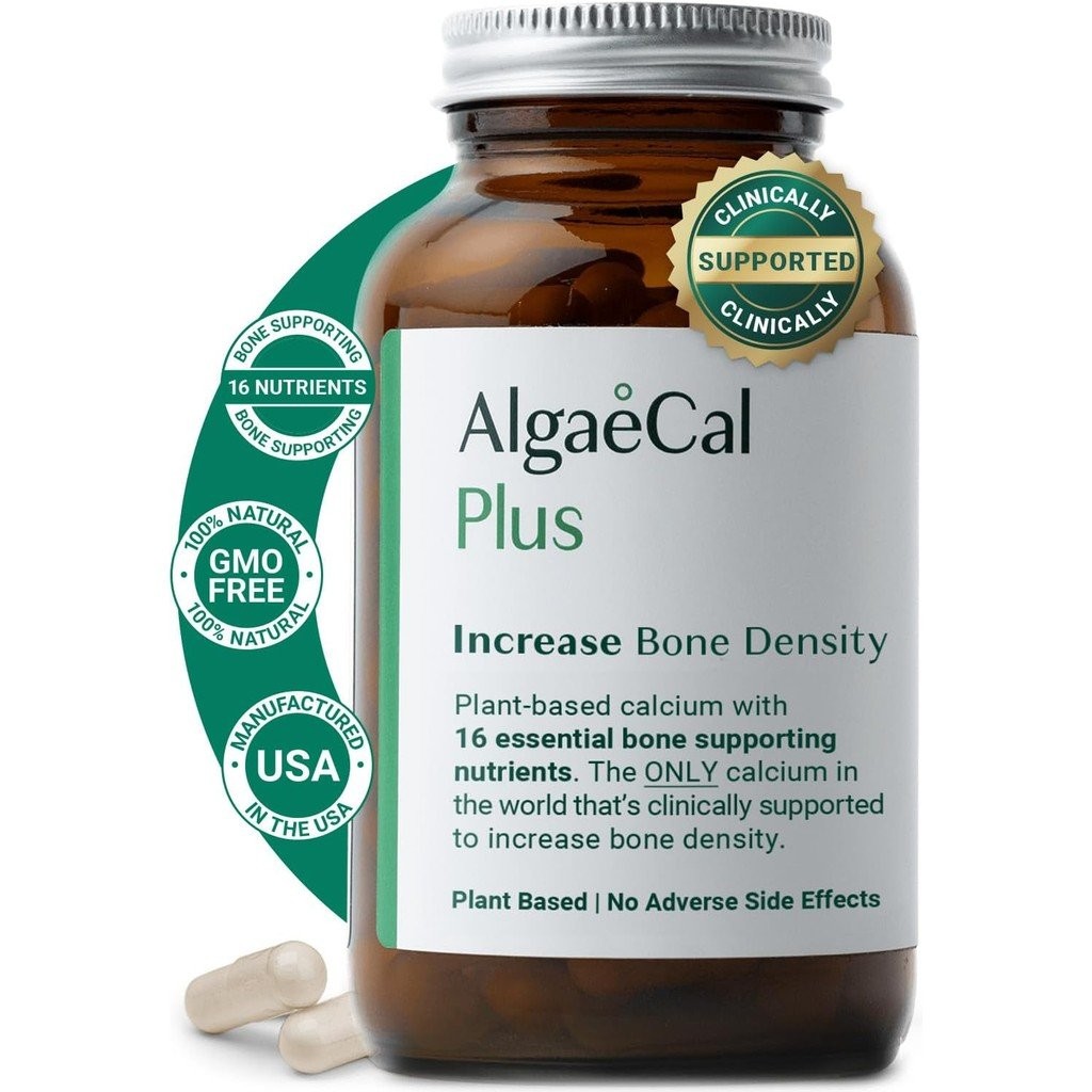 ALGAECAL Plus – Organic Red Algae Calcium Supplement, Vitamin K2 MK7 ...