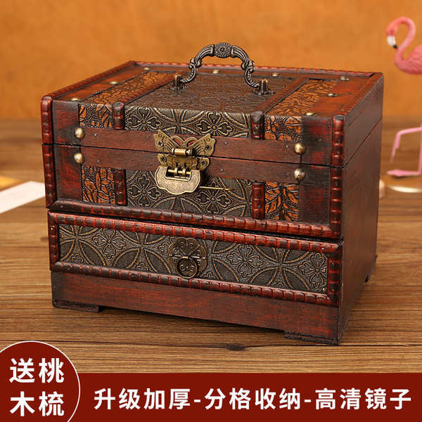 tabung viral tabung kayu 5000 tabung duit Retro High-End Wedding ...