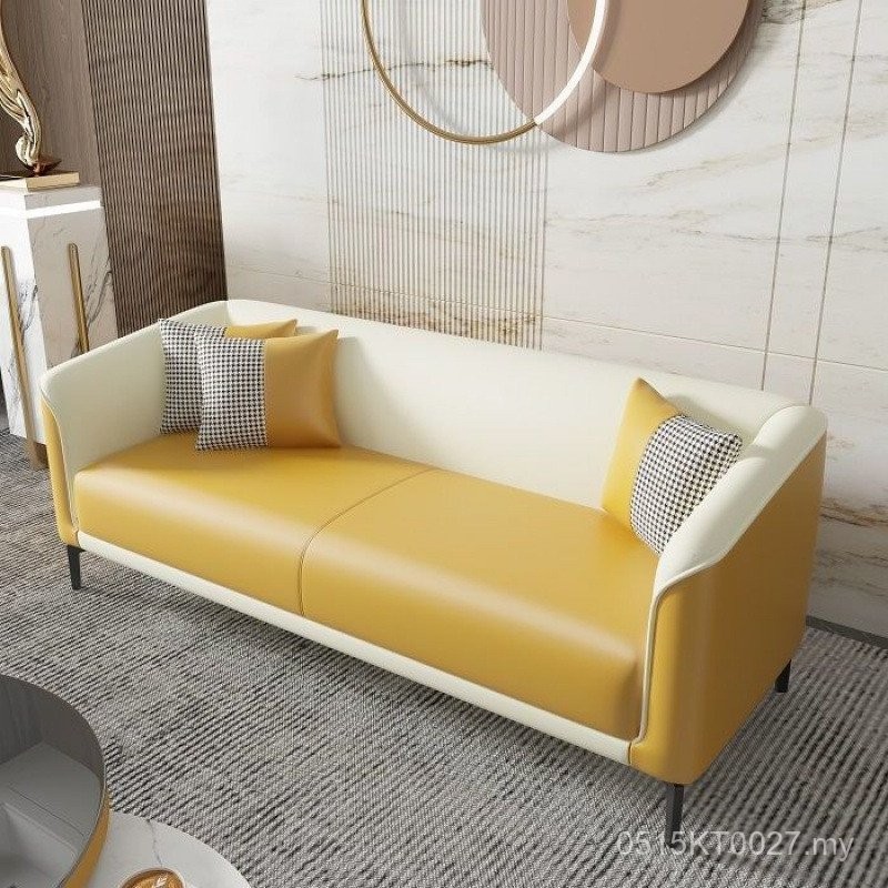Technology Cloth Sofa Double Triple Modern Small Apartment Solid Wood ...