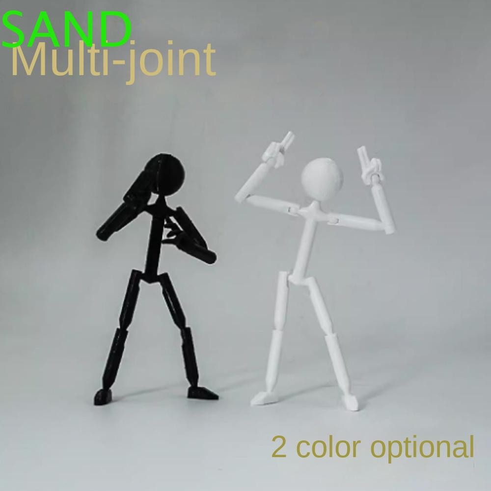 SAND Multi Joint Stickman Toy, Multi-Jointed Movable 3D Printed ...