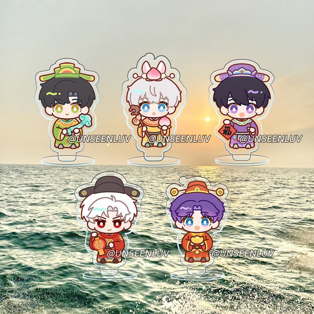 6cm!! Love and Deepspace Xavier Zayne Rafayel Sylus Caleb Mini Acrylic ...