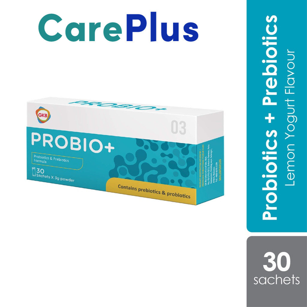 GKB PROBIO+ 3G 30'S (PROBIOTICS & PREBIOTICS FORMULA) (EXP:02/2027 ...