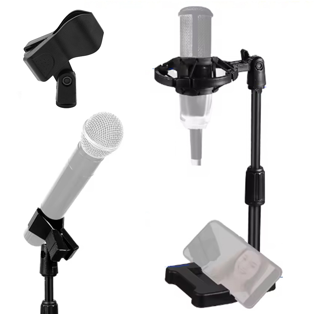 Microphone Stand Microphone Desktop Stand Retractable Desktop Disc ...