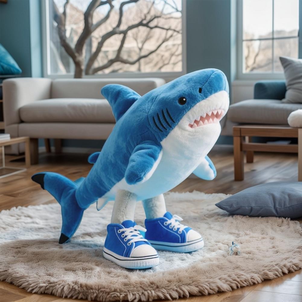 30cm Shark Plush Doll Italian Brainrot Al Italian Brainrot Doll Plush ...