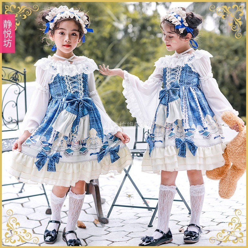 Original Spanish Skirt Children lolita Children's Clothing Daily lolita ...