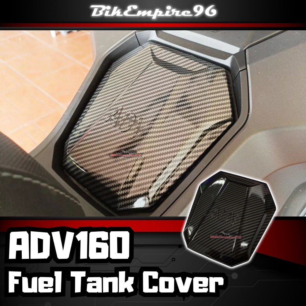 Honda ADV160 Fuel Tank Cover Water Transfer Carbon Fiber Tank Cap Cover ...