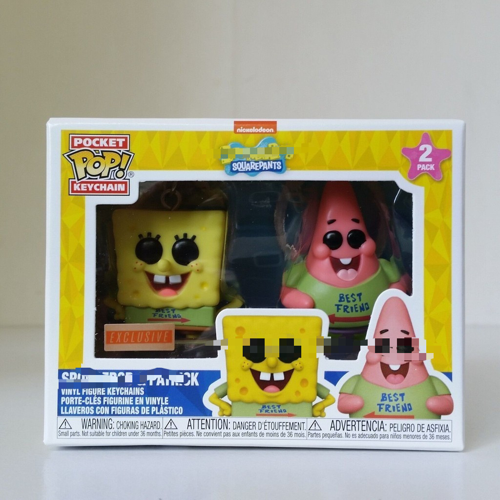 Funko Pocket Pop Keychain Sponge bob Square pants & Patrick Best ...