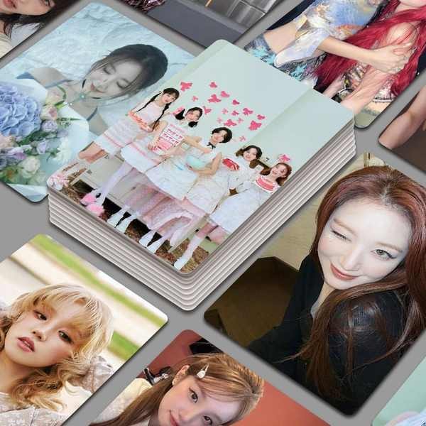 明星小卡 55 Pieces gidle Combination Star High-Value Photocard LOMO Card ...