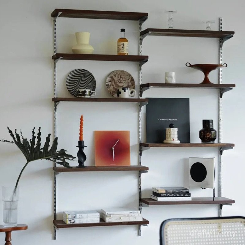 Rak Trek Dipasang di Dinding Rak Buku Dinding Gantung Pembahagian ...