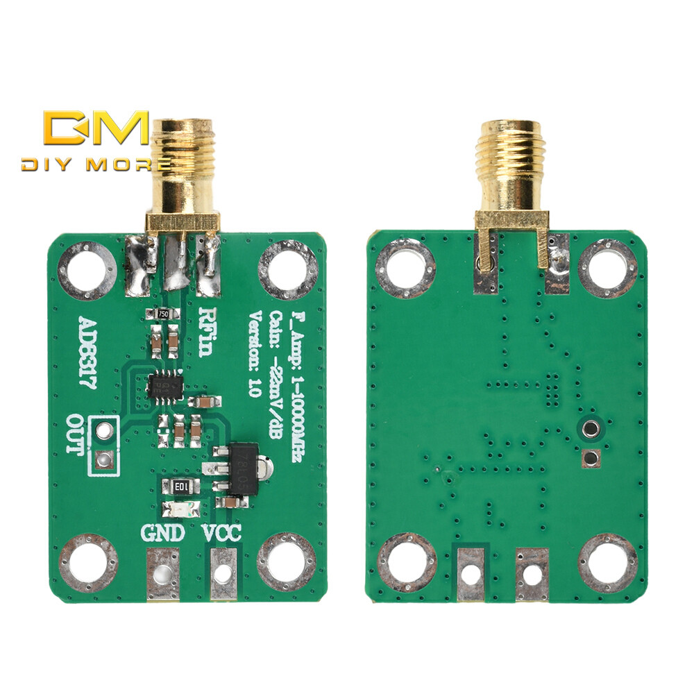 DIYMORE AD8317 DC 7-15V RF Module High Frequency Output Log Detector Power Meter RF Signal Power ...
