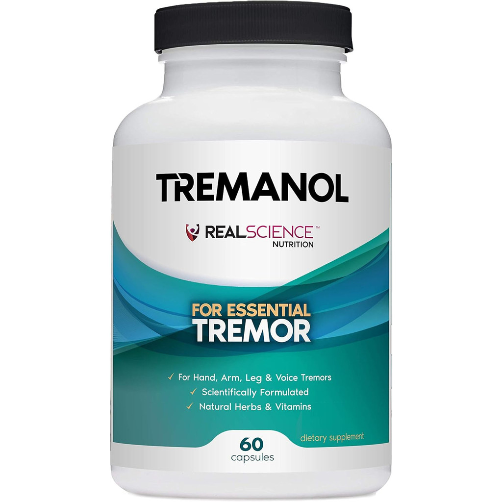 Tremanol Natural Tremor Support | Helps with Shaky Hands, Arms, Legs ...