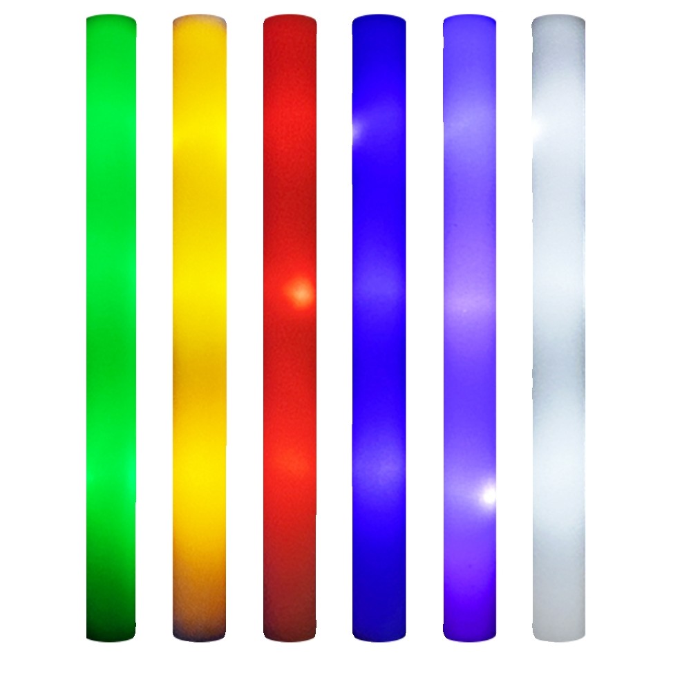 Span Glow Stick Lampu Malam Pendarfluor Berwarna-warni Buih Light Stick ...