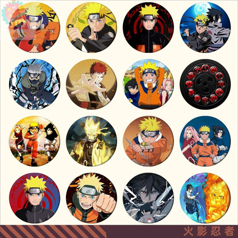 Anime Merchandise Two-Dimensional Badge Badge Pin Naruto Anime Naruto ...