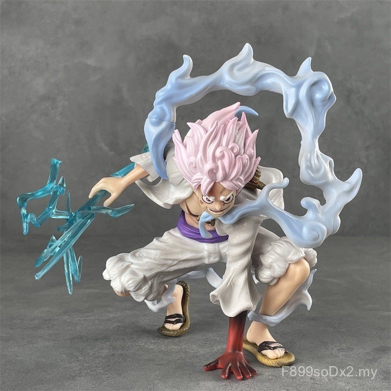 Art Toy-One Piece GK Squat Lightning Apollo NICKA Luffy Gear Kedua Buah ...