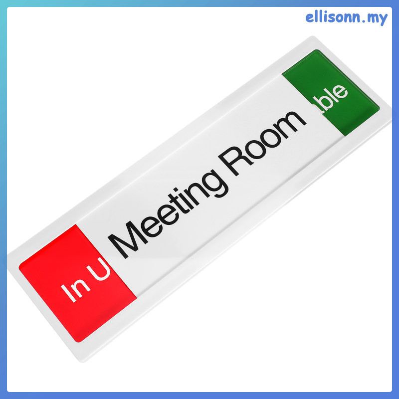 Office Door Sign Meeting Room In Use Available Sign Practical Slide ...
