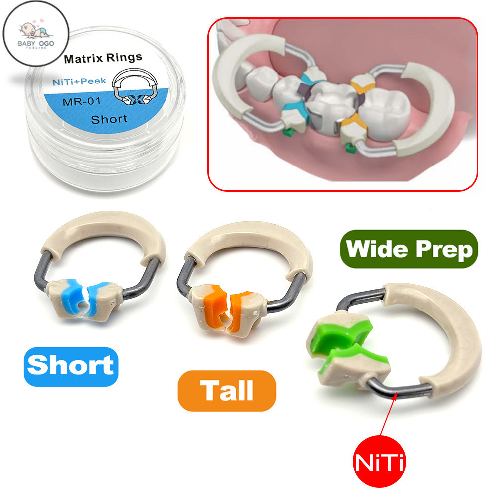 OGO Dental Sectional Contoured Matrix Bands Clip Niti Matrix Clamp Ring ...