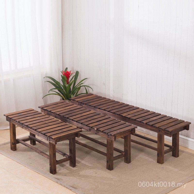 Bench Garden Bench Garden Balcony Chair Solid Wood Chair Long Outdoor ...
