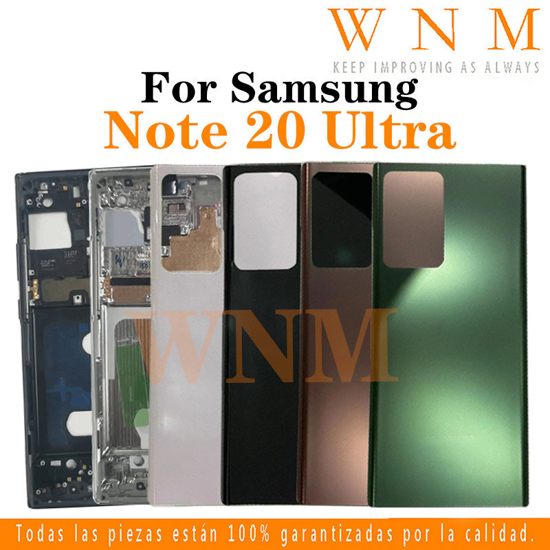 For Samsung Galaxy Note 20 Ultra 5G N986F N986B LCD Front Frame Bezel ...
