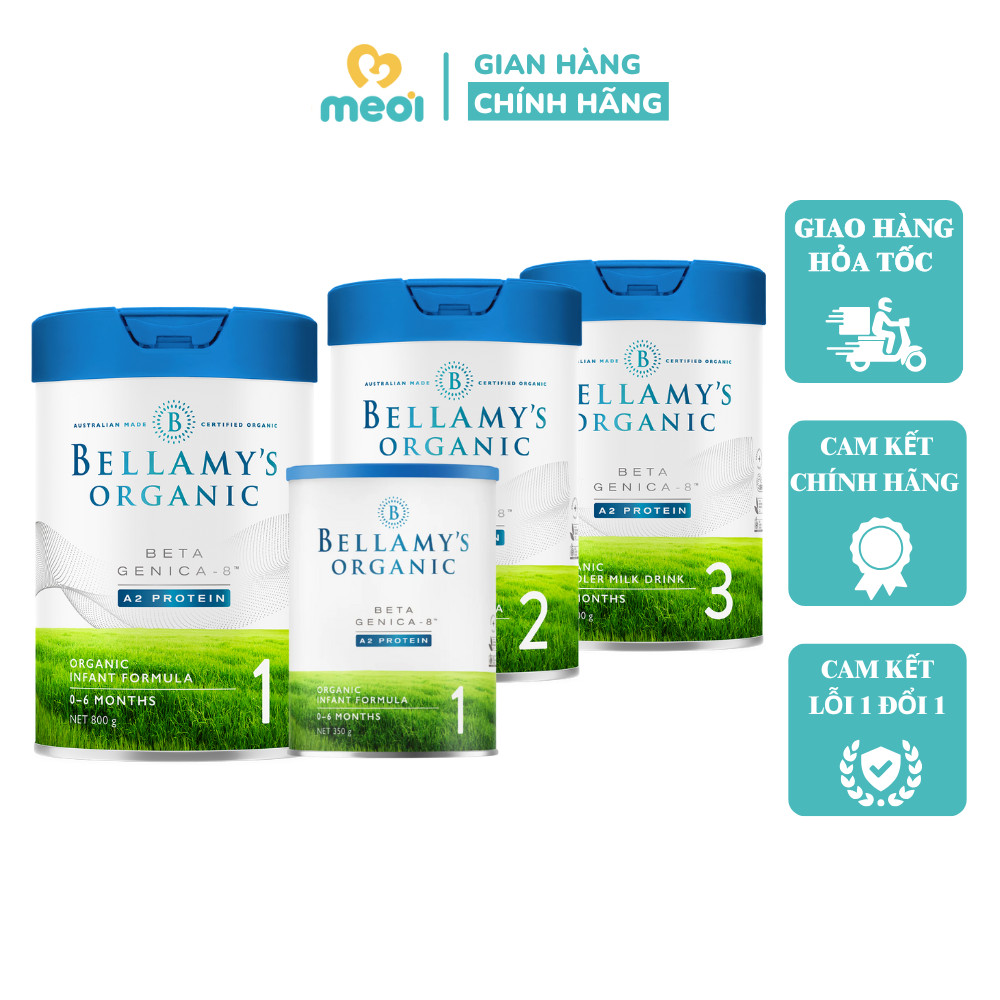 Bellamy Organic A2 Milk 800g, formula milk to support weight gain and ...