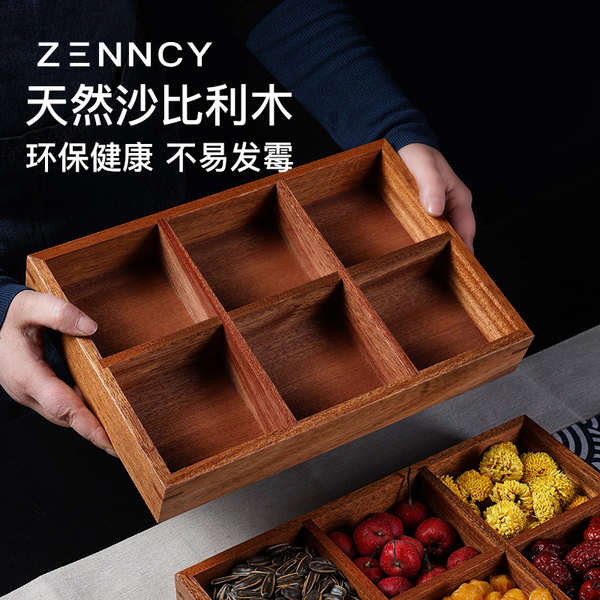 serving stand desert tray Pinggan makanan ringan grid enam istana ...