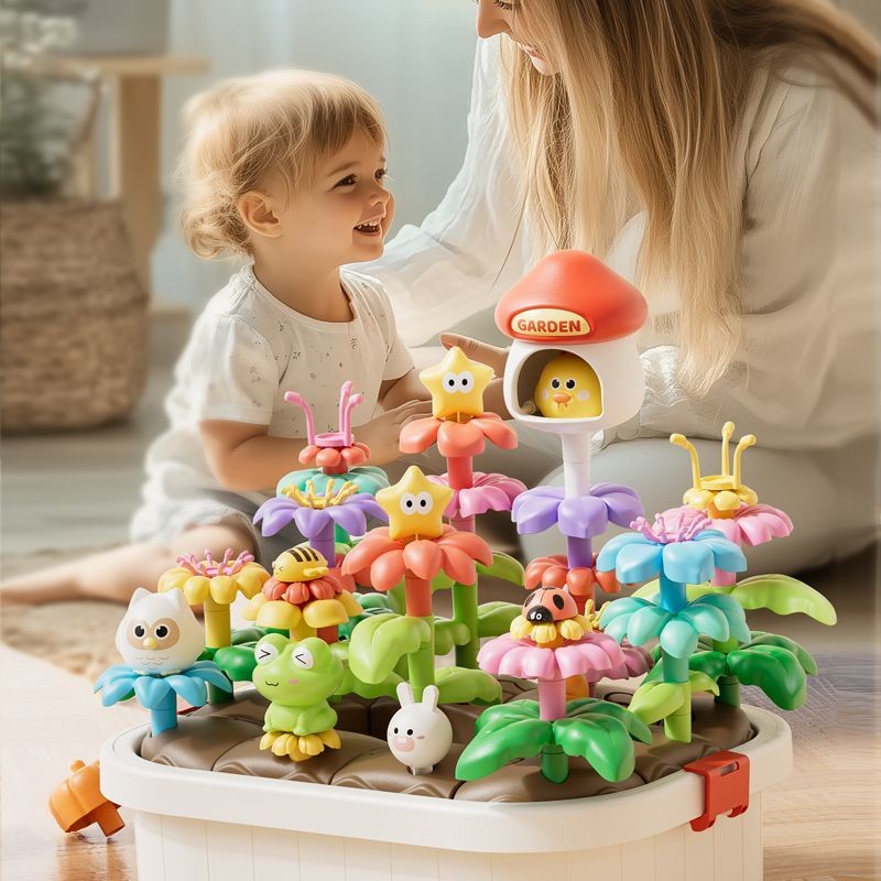 Trendy Play Variety Large Particle Garden Assembly Children diy ...