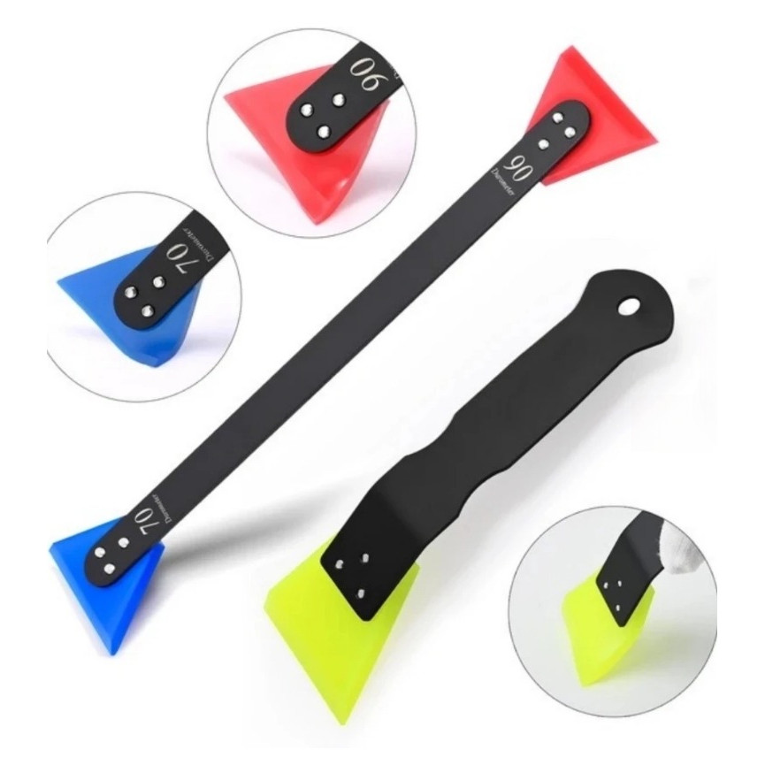 KNS Window Film Wrap Soft TPU Squeegee Metal Handle Carbon Fiber ...