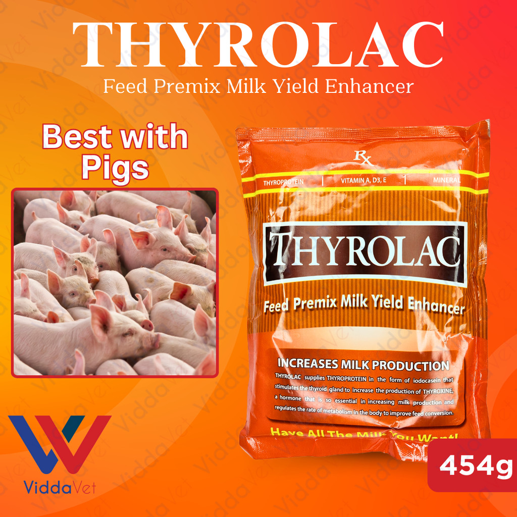 Thyrolac 454g Feed Premix Milk Enhancer for pigs Animal Health ...