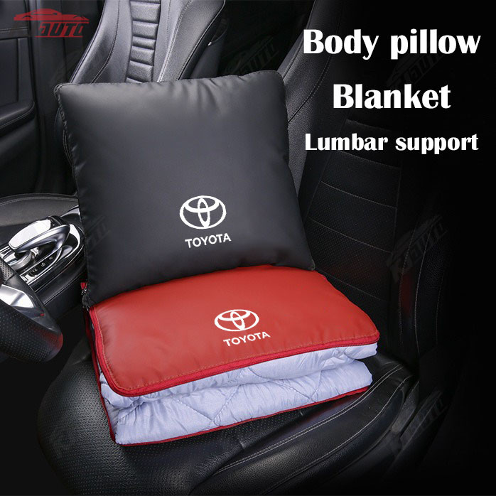 Toyota Car Pillow Blanket Waist Support Three in One Multifunctional ...